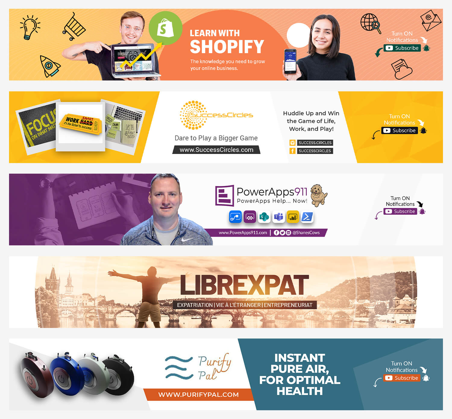 15+ Unique YouTube Banner Design Ideas & Example